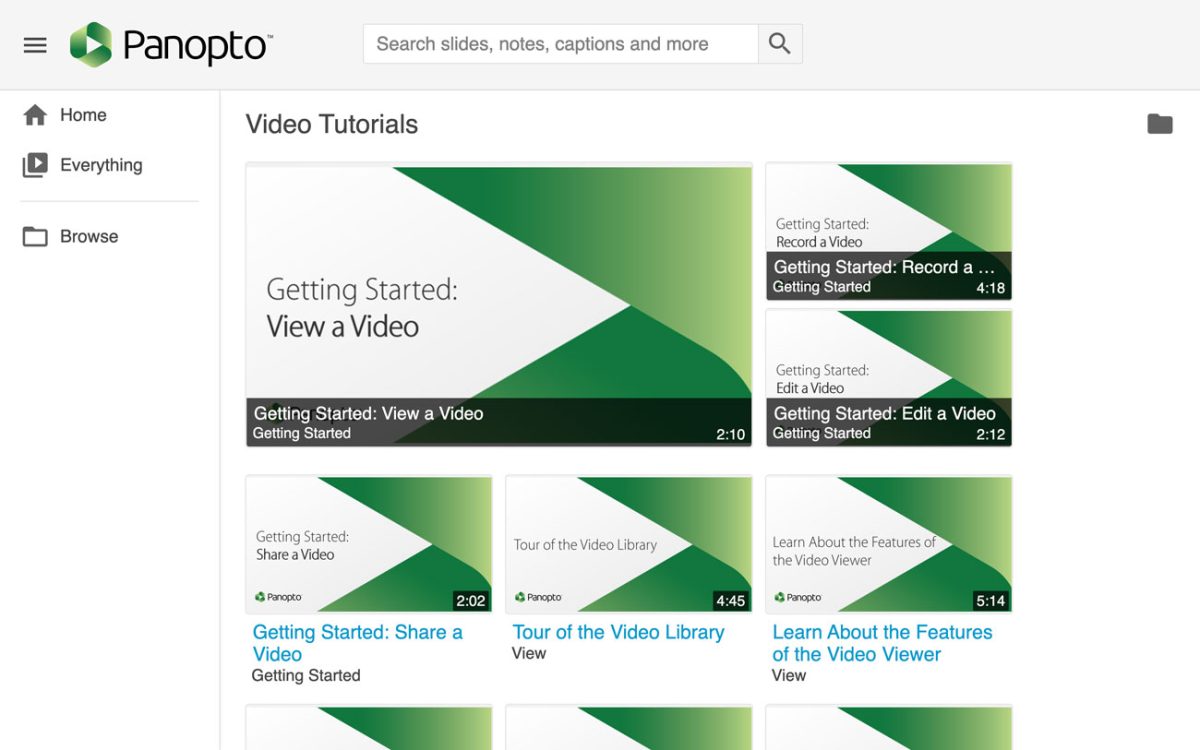 Panopto – Learning and Teaching @ CSM