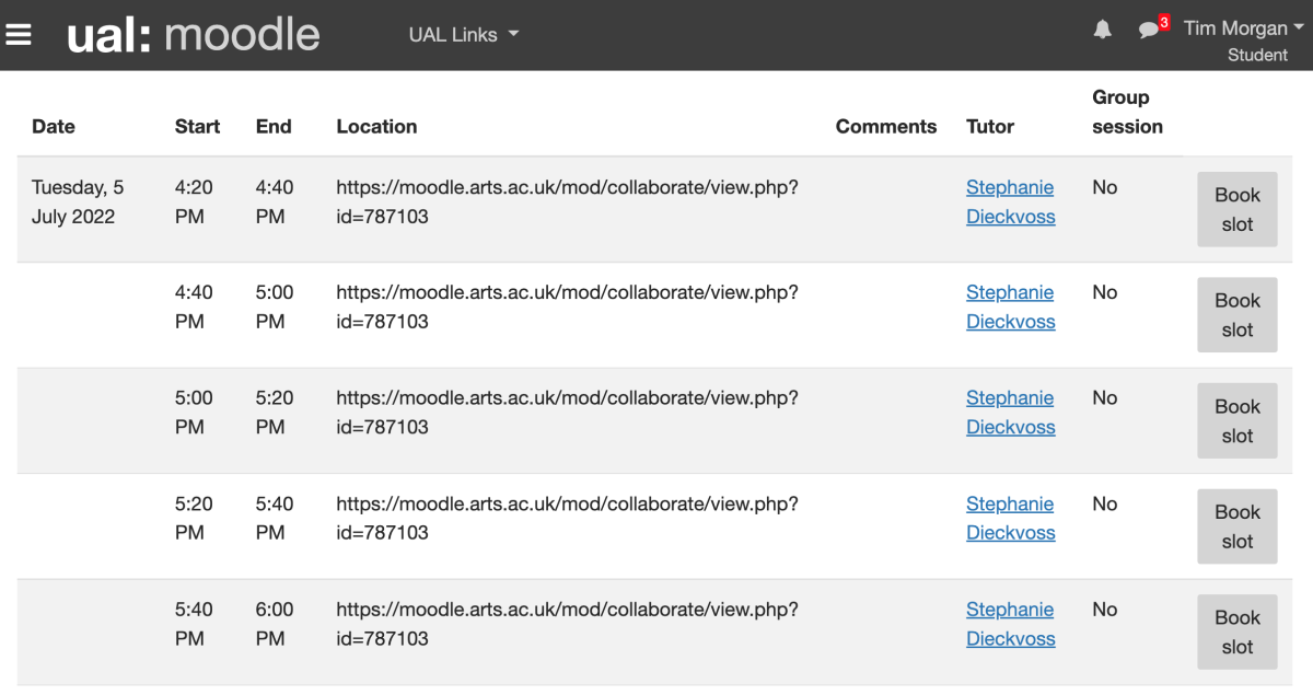 Moodle – Learning and Teaching @ CSM