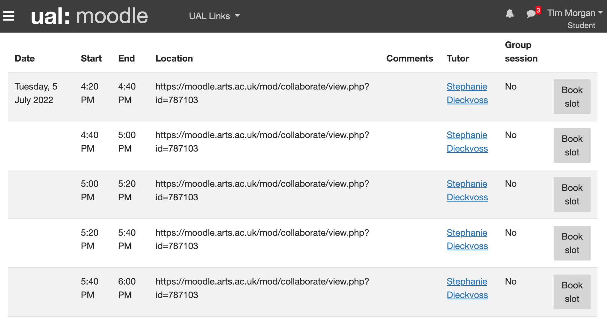 Moodle – Learning and Teaching @ CSM
