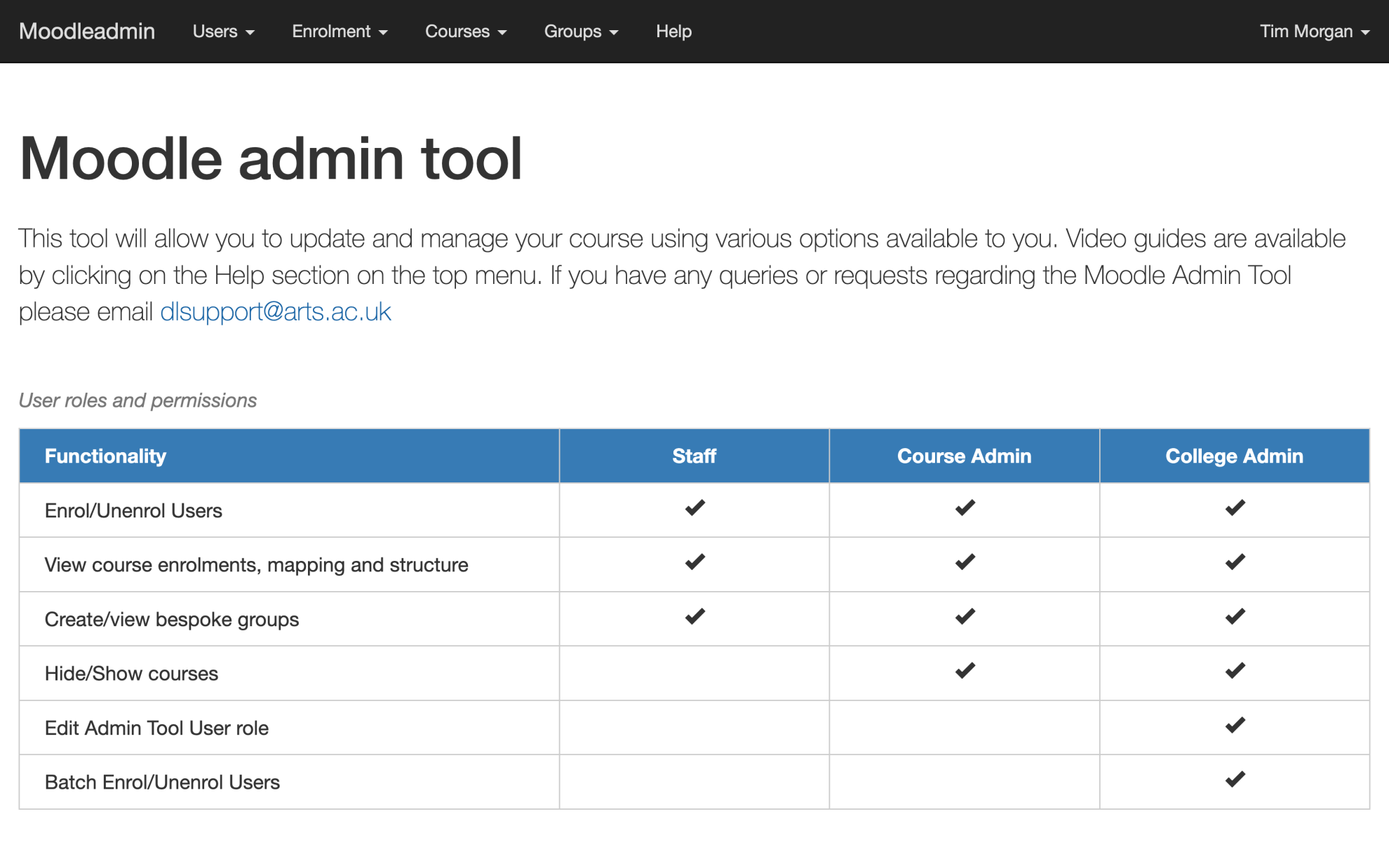 Moodle – Learning and Teaching @ CSM